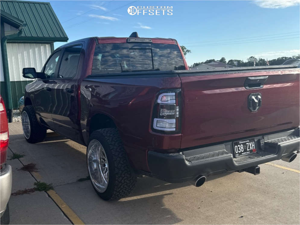 2019 Ram 1500 with 22x12 -51 ARKON FORGED Dallas and 285/45R22 Venom ...