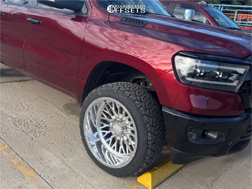 2019 Ram 1500 with 22x12 -51 ARKON FORGED Dallas and 285/45R22 Venom ...
