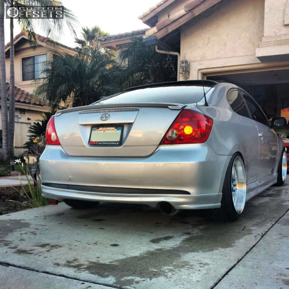 2007 Scion TC with 18x9.5 35 STR 601 and 215/40R18 Achilles Atr Sport ...