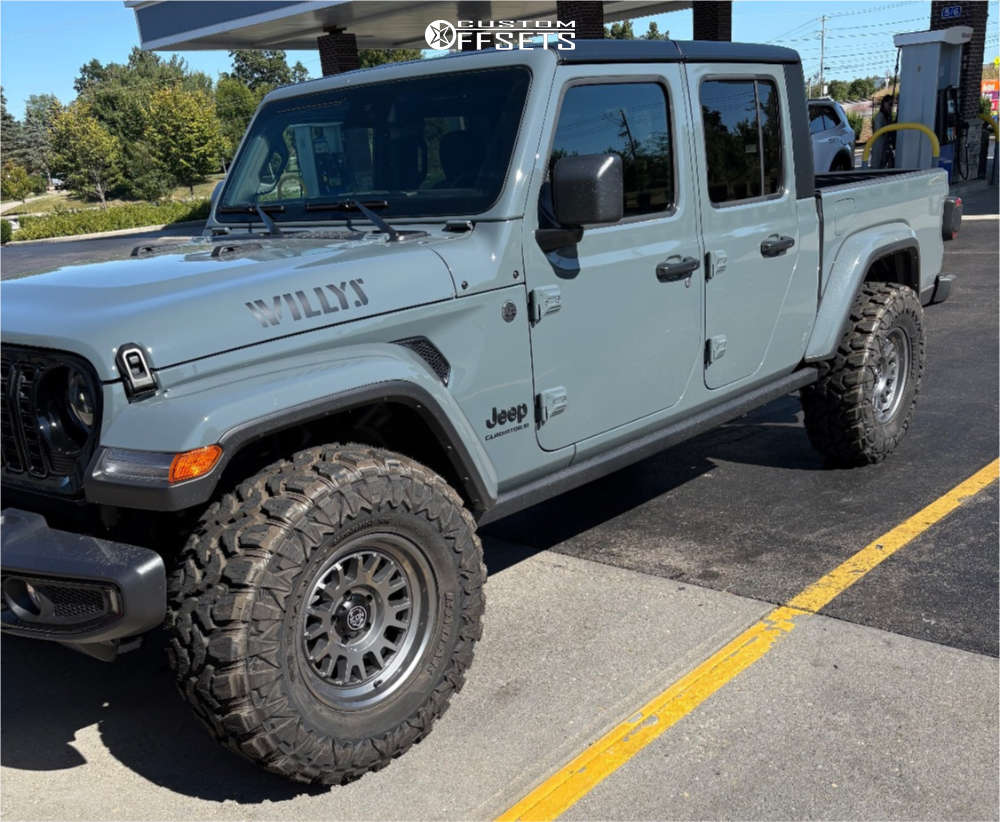 2025 Jeep Gladiator with 17x8.5 -6 Icon Alloys Anza and 35/12.5R17 ...