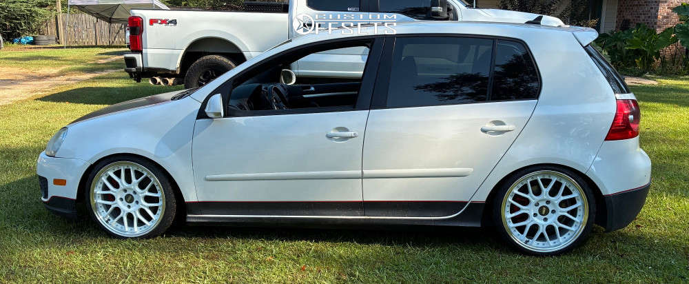 2008 Volkswagen GTI with 18x8.5 40 ESR Cs18 and 225/35R18 Lexani Lx ...