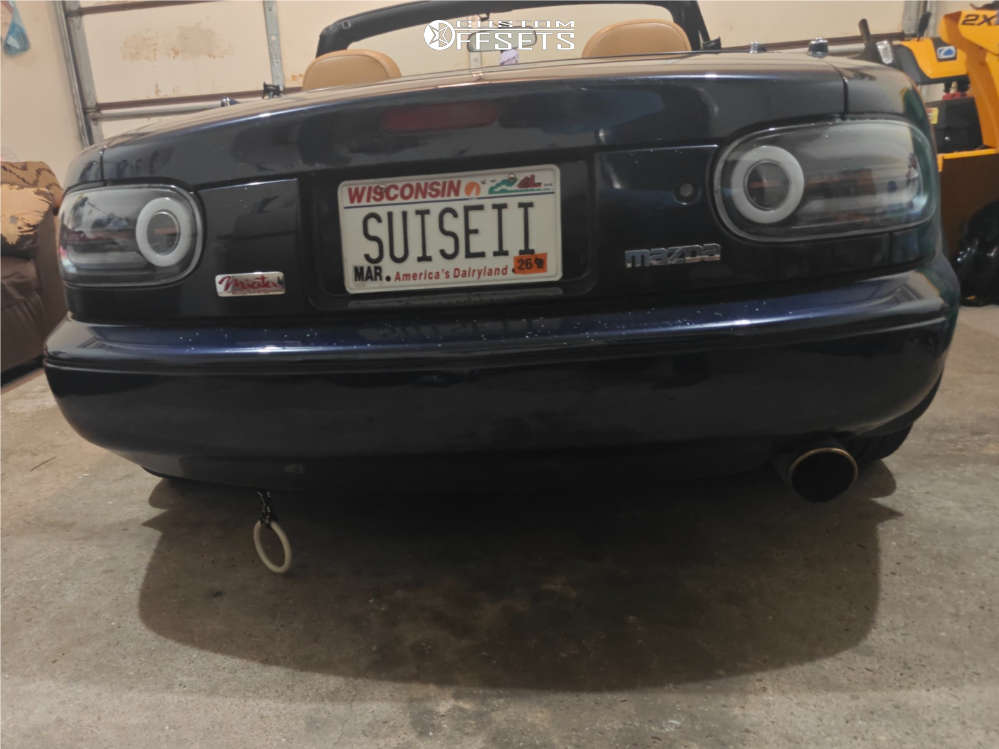 1996 Mazda Miata with 15x7 35 Enkei Rpf1 and 205/50R15 Continental ...