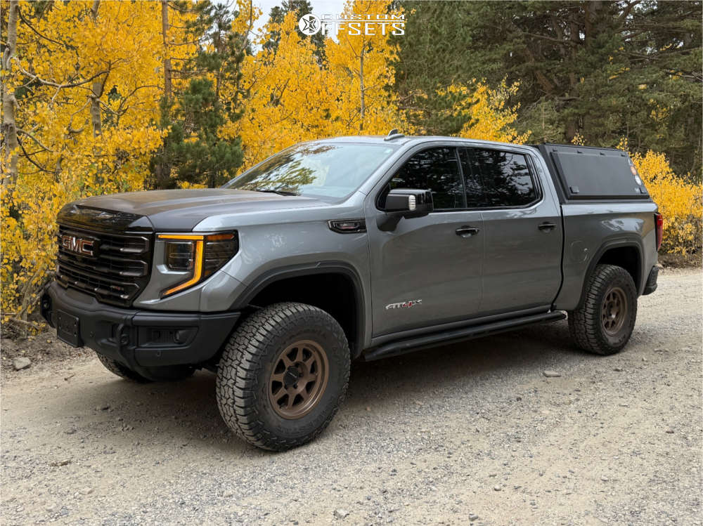 2024 GMC Sierra 1500 with 17x8.5 0 Method Mr701 and 35/12.5R17 Milestar ...