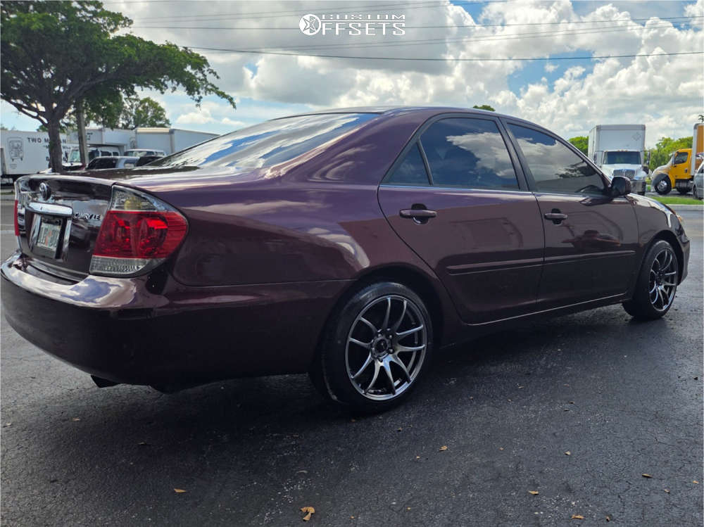 2006 Toyota Camry with 17x8 35 Vors Tr4 and 215/45R17 Kosic Drs-7 and ...