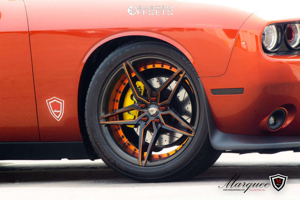 2020 Dodge Challenger with 20x9 15 Marquee Luxury M3259 and 275/35R20 ...