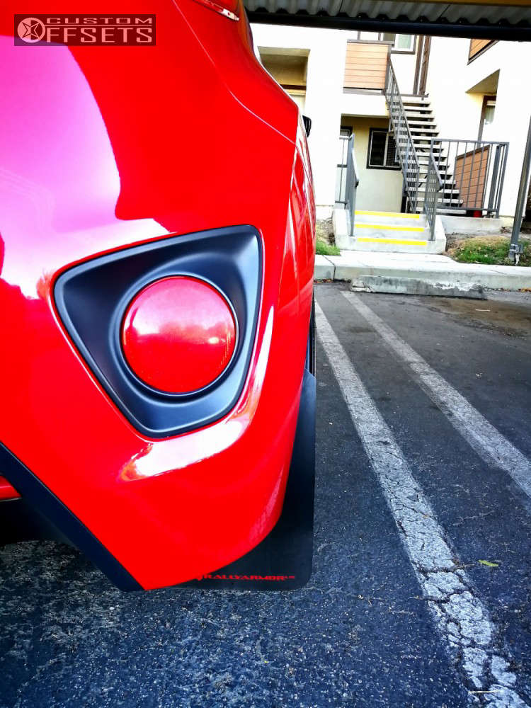 2016 Hyundai Veloster with 18x8.5 35 Traklite Drift and 225/40R18 Kumho ...