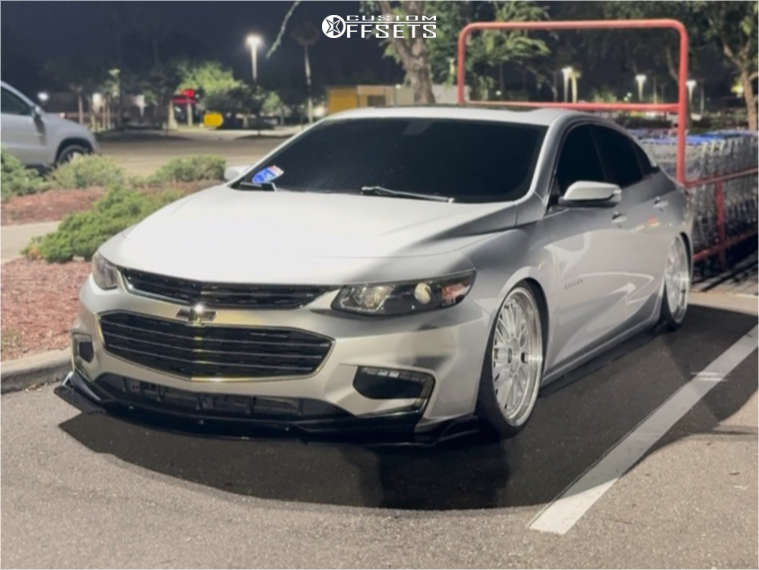 2018 Chevrolet Malibu with 20x8.5 35 Vors Vr8 and 235/35R20 Delinte D7 ...