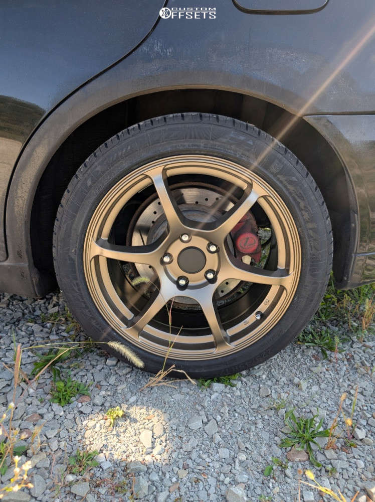 2001 Lexus IS300 with 17x8 35 AVID1 Av26 and 225/45R17 Lexani Lxuhp-207 ...