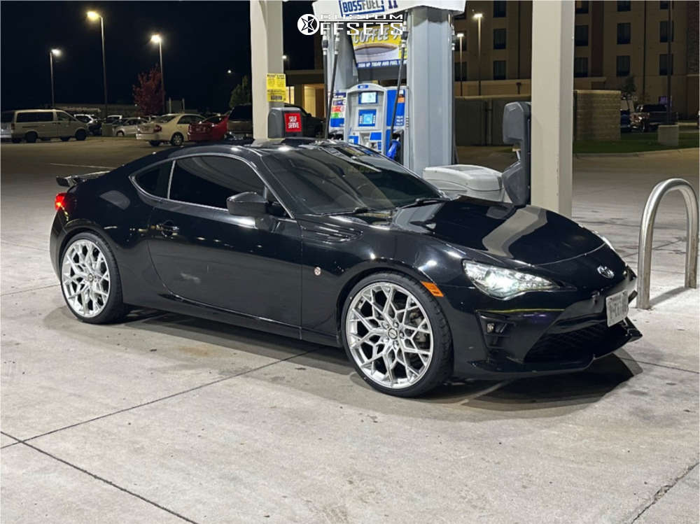 2020 Toyota 86 with 20x8.5 35 Shift Piston and 245/30R20 Nitto Neo Gen ...