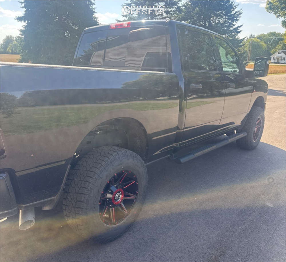 2025 Ram 2500 with 18x9 0 XF Offroad Xf-220 and 275/70R18 Falken ...