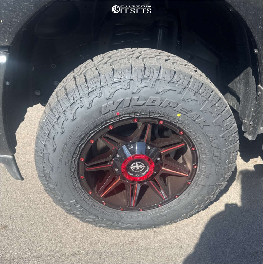 2025 Ram 2500 with 18x9 0 XF Offroad Xf-220 and 275/70R18 Falken ...
