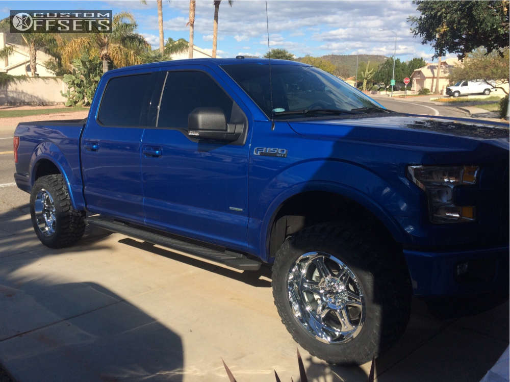 2016 Ford F-150 with 20x10 -19 Hostile Havoc and 295/55R20 Cooper ...