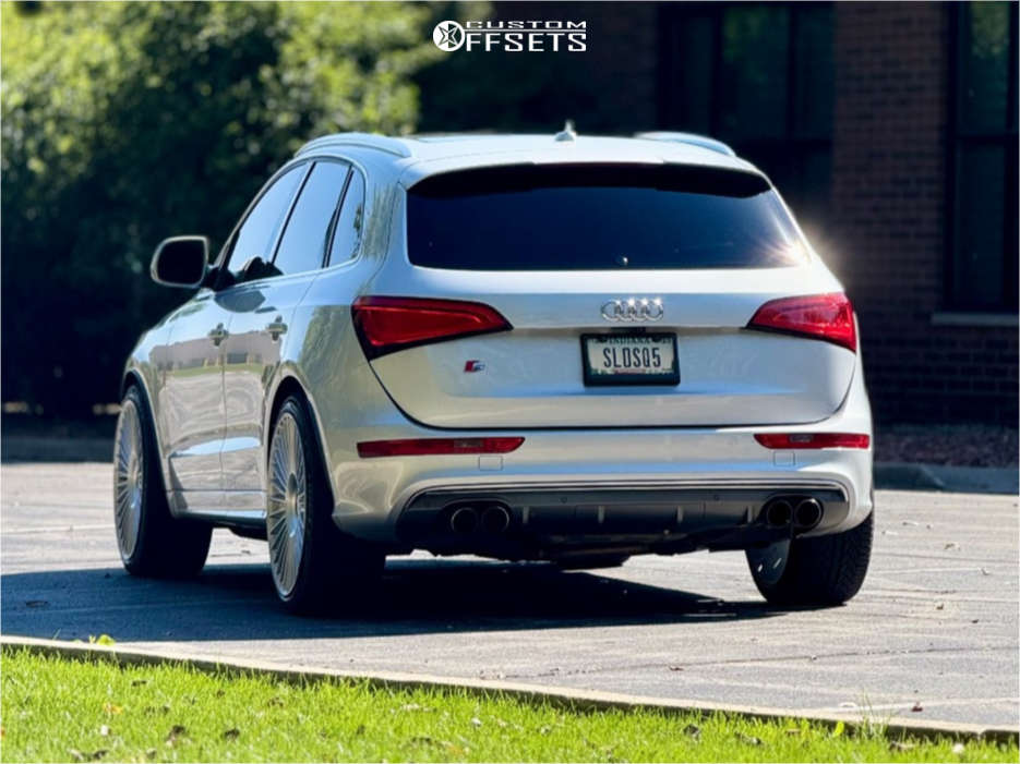 2014 Audi SQ5 with 22x10 35 Rotiform Grz and 265/35R22 Lexani Lx-thirty ...