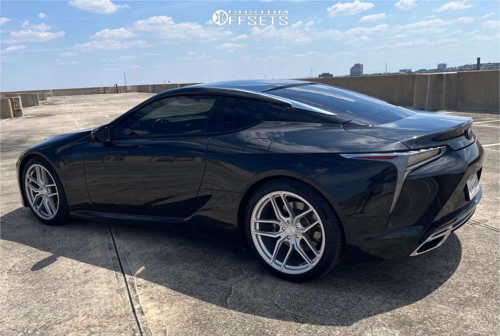 2018 Lexus LC500 with 21x9 15 Stance Sf-03 and 245/40R21 Continental ...