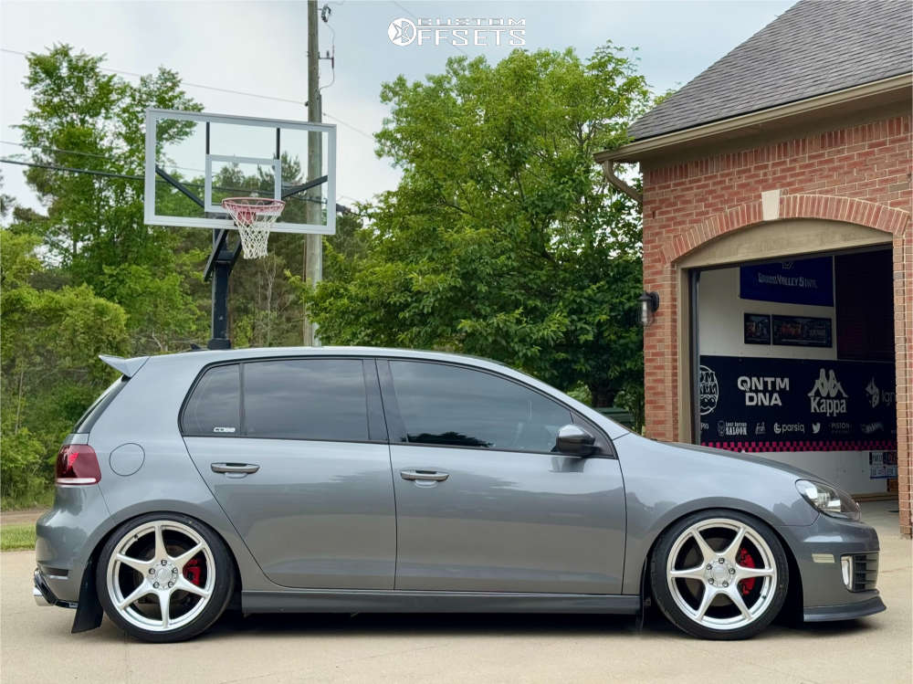2013 Volkswagen GTI with 18x8.5 35 Kansei Tandem and 215/40R18 ...