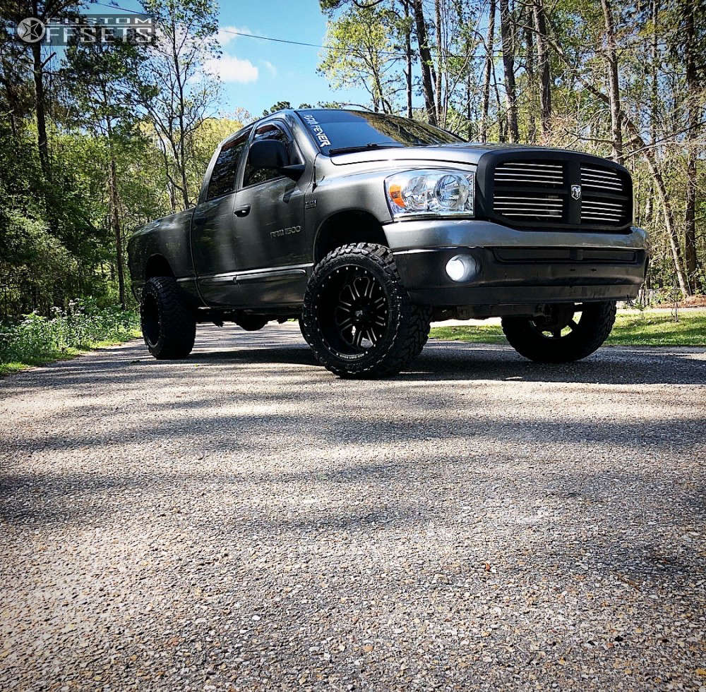 2007 Ram 1500 with 20x12 -44 Red Dirt Road Dirt and 33/12.5R20 Toyo ...