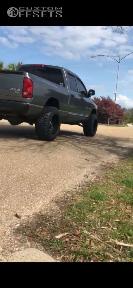 2007 Ram 1500 with 20x12 -44 Red Dirt Road Dirt and 33/12.5R20 Toyo ...