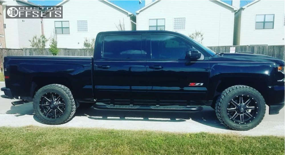 2017 Chevrolet Silverado 1500 with 20x9 1 Fuel Maverick and 305/55R20 ...