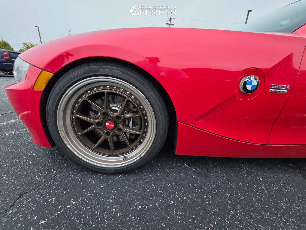 2008 BMW Z4 with 18x8.5 35 Aodhan Ds08 and 235/40R18 Accelera PHI and ...