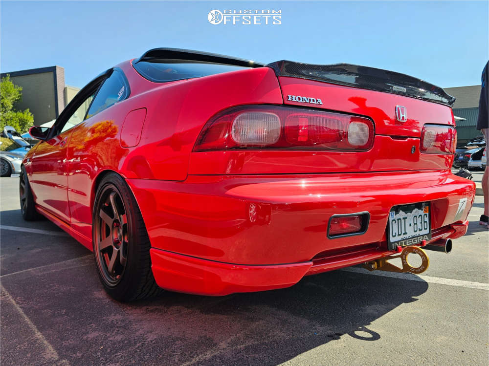 2000 Acura Integra with 16x8 25 Volk Te37 and 205/45R16 Toyo Tires ...