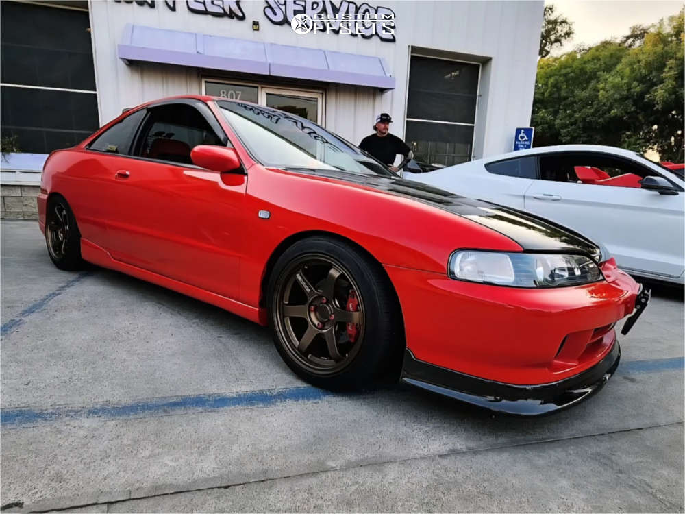 2000 Acura Integra with 16x8 25 Volk Te37 and 205/45R16 Toyo Tires ...
