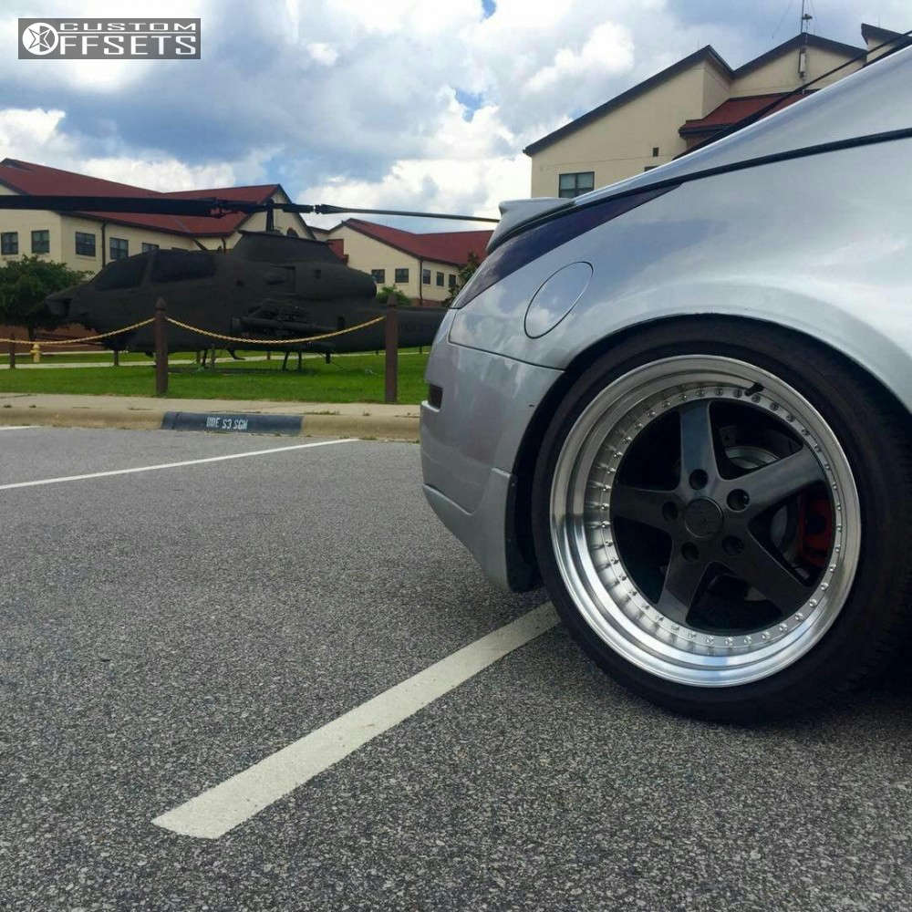 2003 Nissan 350Z with 18x10.5 22 ESR SR04 and 245/35R18 Nankang NS-20 ...