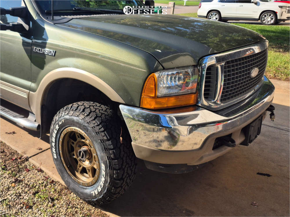 2000 Ford Excursion with 17x9 -12 Anthem Off-Road Rogue and 265/70R17 ...