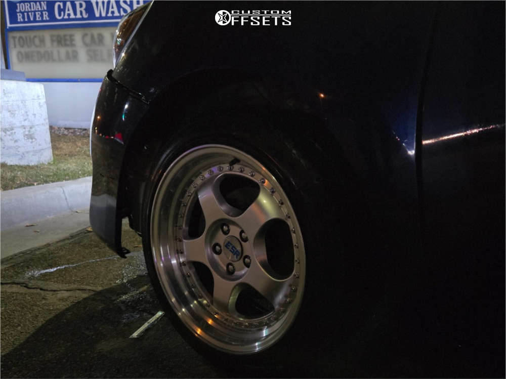 2009 Toyota Matrix with 17x8.5 30 ESR Sr06 and 245/40R17 Continental ...