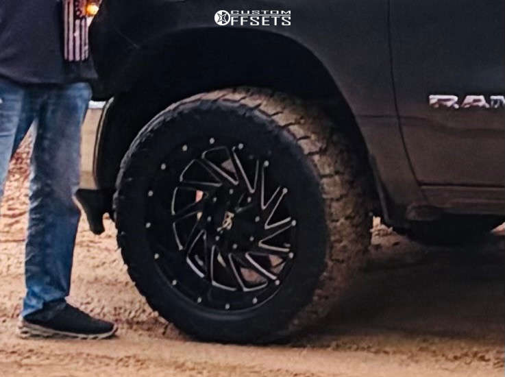 2019 Ram 1500 with 20x10 -19 Hardrock Crusher and 33/12.5R20 Kelfire ...