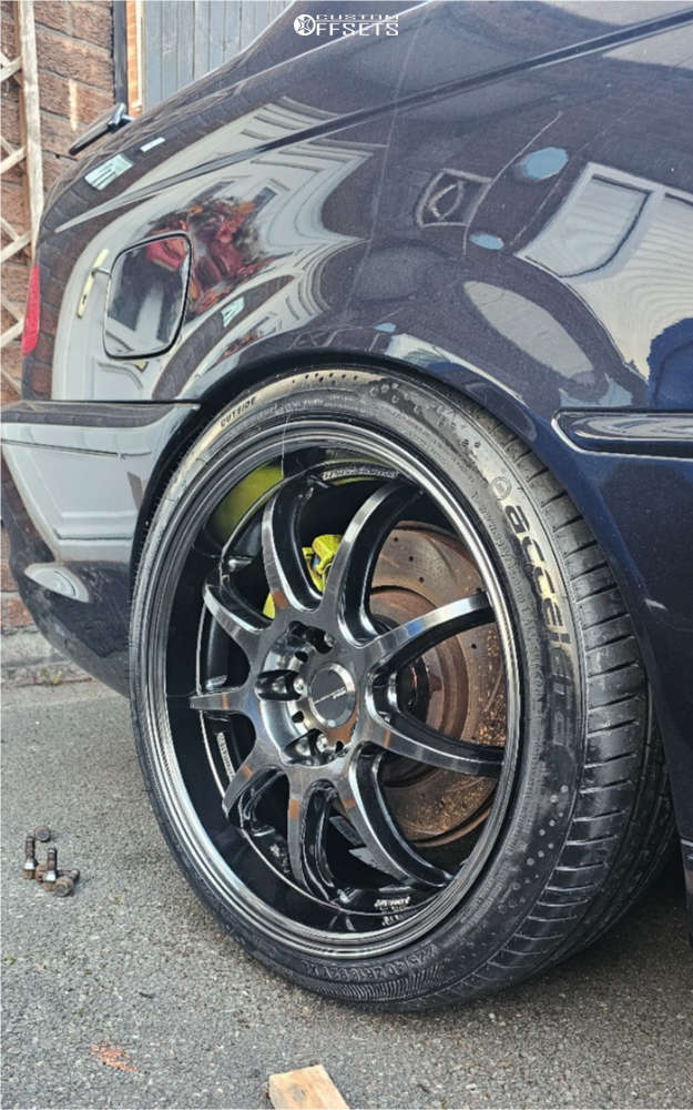 2003 BMW 330Ci with 18x8.5 32 Work D9r and 225/40R18 Accelera Iota EVT ...