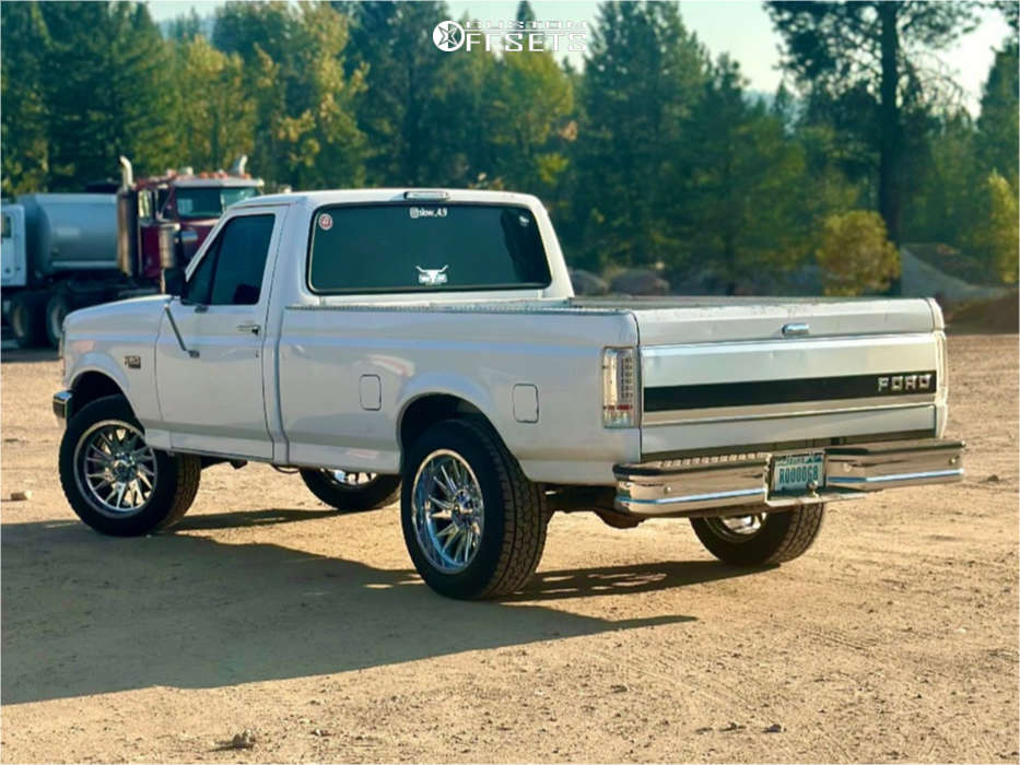 1996 Ford F-150 with 20x10 -25 TIS 547c and 275/55R20 Kanati Navpoint ...