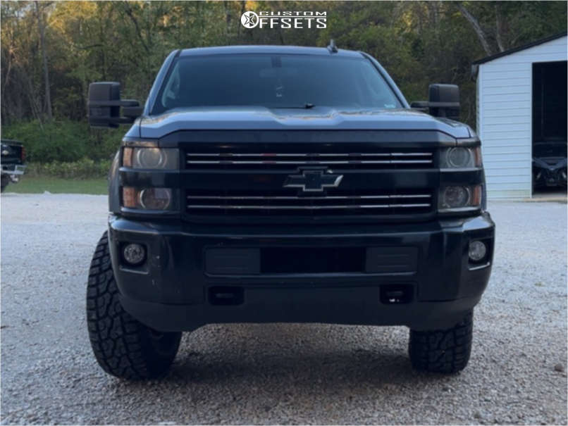2015 Chevrolet Silverado 2500 HD with 17x8.5 0 Method Mr323 and 37/12 ...