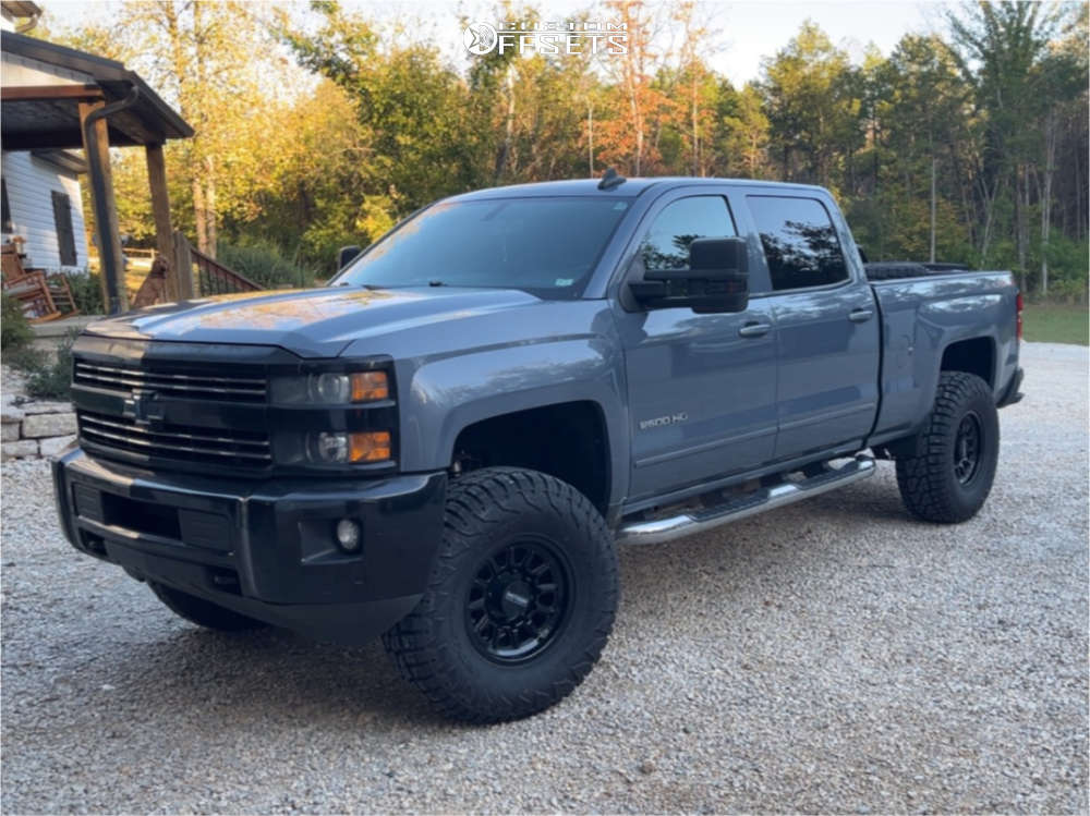 2015 Chevrolet Silverado 2500 HD with 17x8.5 0 Method Mr323 and 37/12 ...