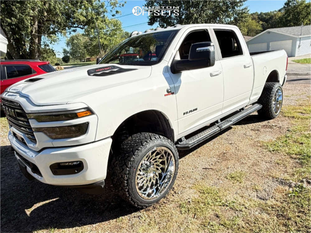 2025 Ram 2500 with 22x12 -44 Fittipaldi Offroad Fa20 and 33/12.5R22 ...