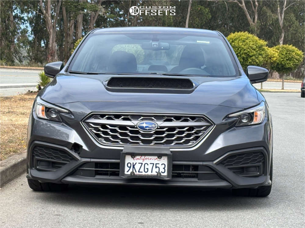 2023 Subaru WRX with 18x9.5 35 AVID1 Av27 and 285/30R18 Falken Azenis ...