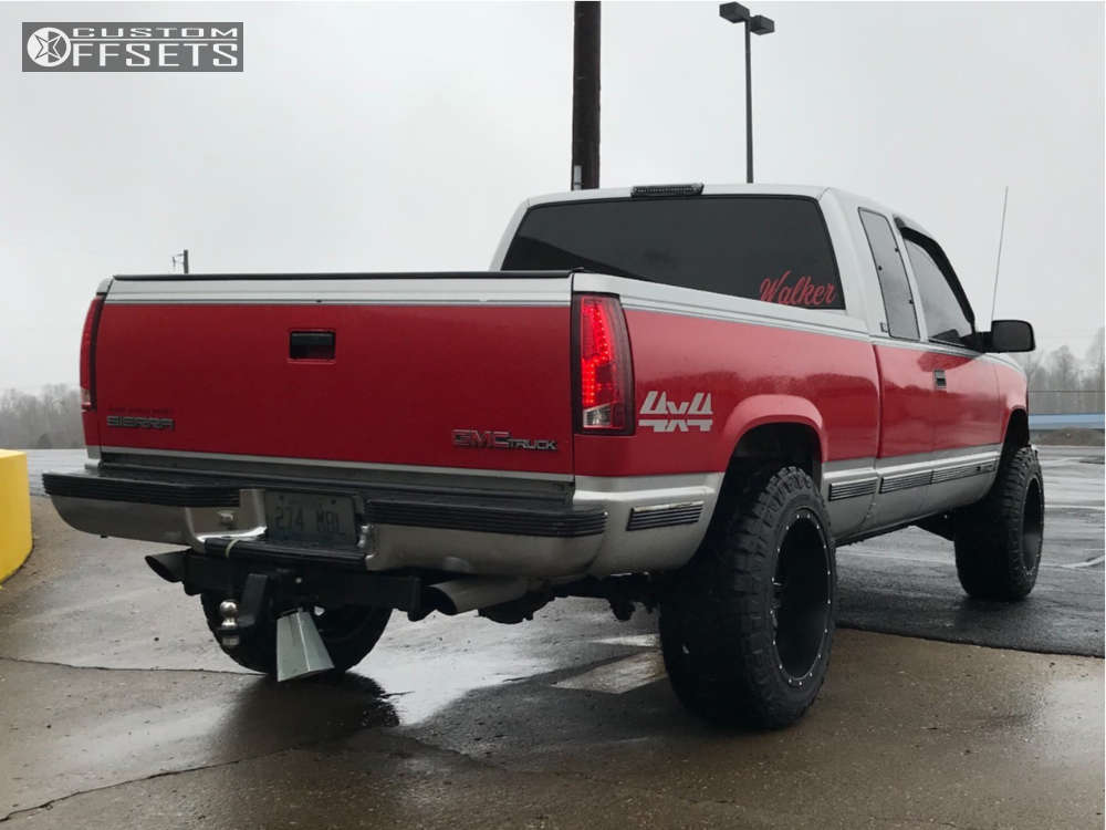 1996 GMC K1500 with 20x12 -44 Fuel Lethal and 33/12.5R20 Nitto Ridge ...