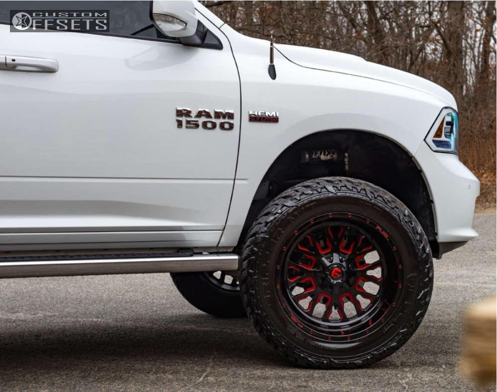 2016 Ram 1500 with 22x12 -44 Fuel Stroke and 37/13.5R22 Fuel Mud ...