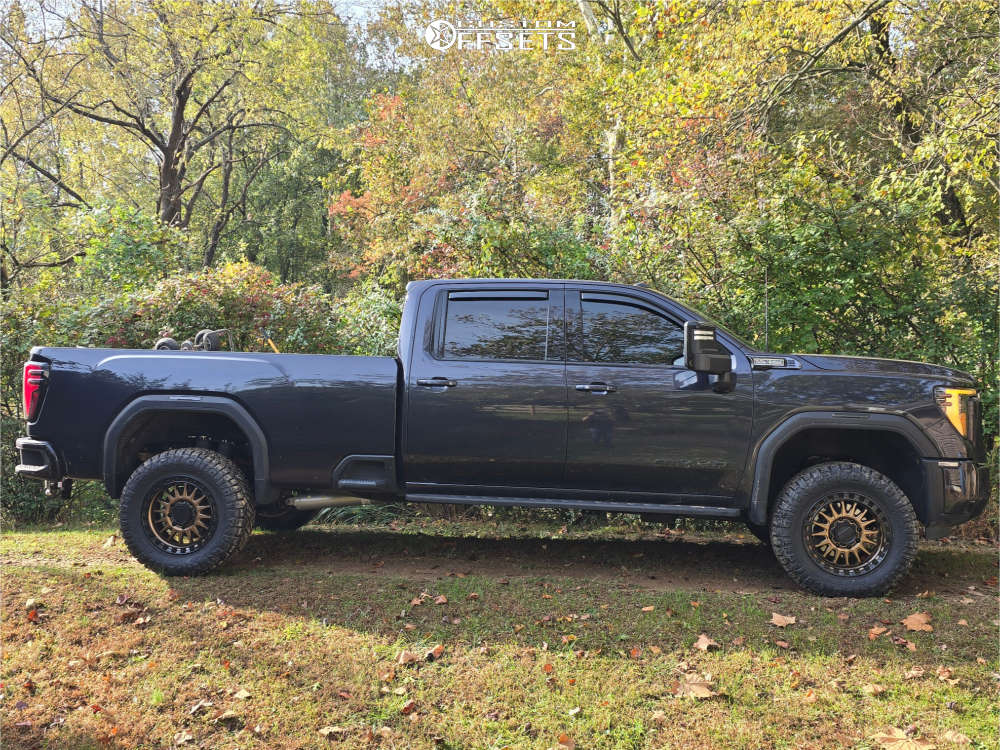 2024 GMC Sierra 3500 HD with 20x9 12 KMC Km552 and 35/12.5R20 Nitto ...