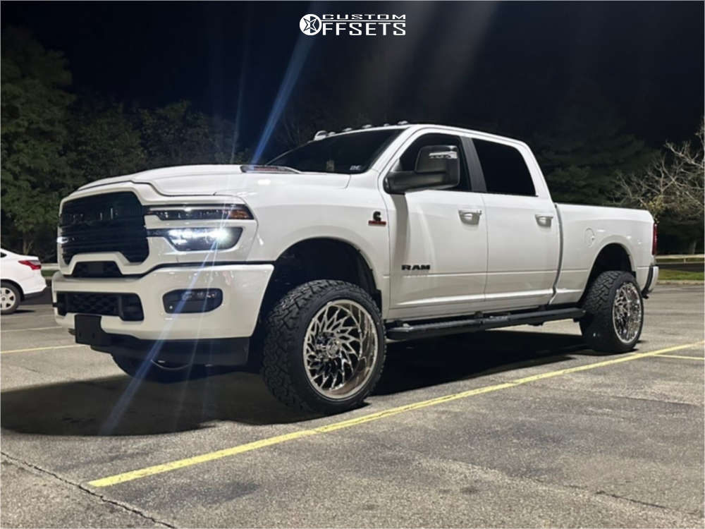 2025 Ram 2500 with 22x12 -44 Fittipaldi Offroad Fa20 and 33/12.5R22 ...