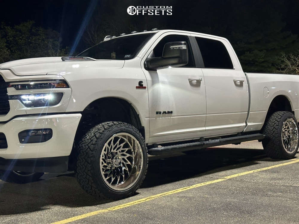2025 Ram 2500 with 22x12 -44 Fittipaldi Offroad Fa20 and 33/12.5R22 ...