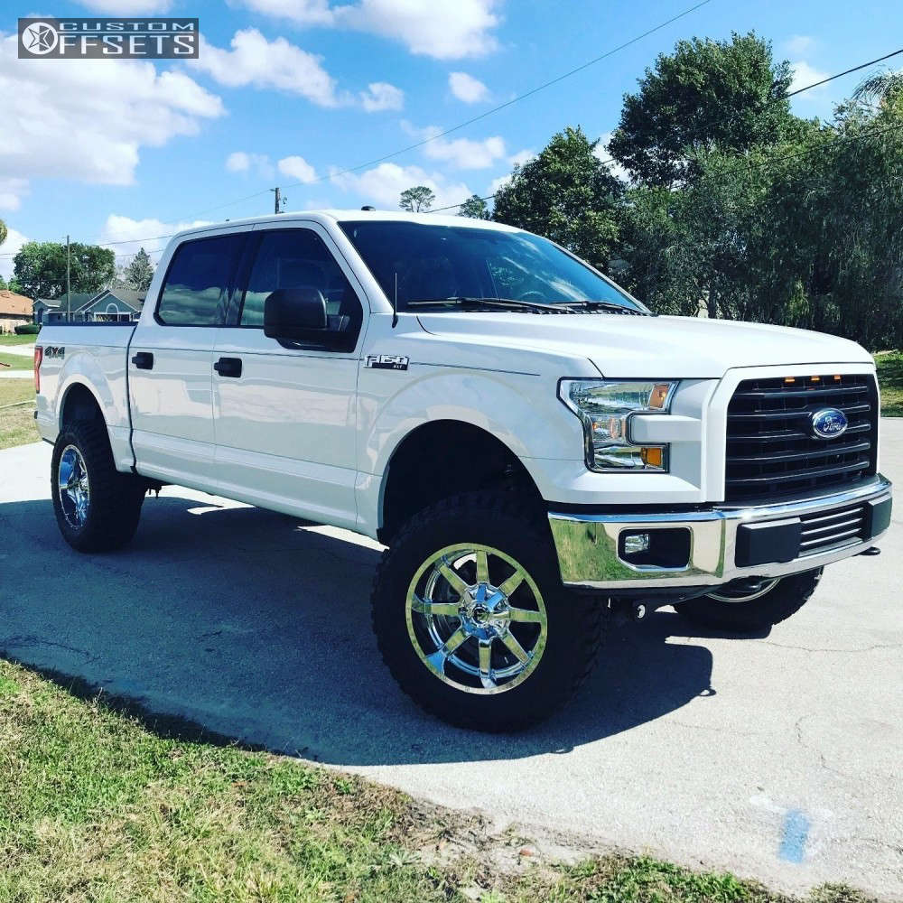 2016 Ford F-150 with 20x10 -24 Fuel Maverick and 35/12.5R20 Mastercraft ...
