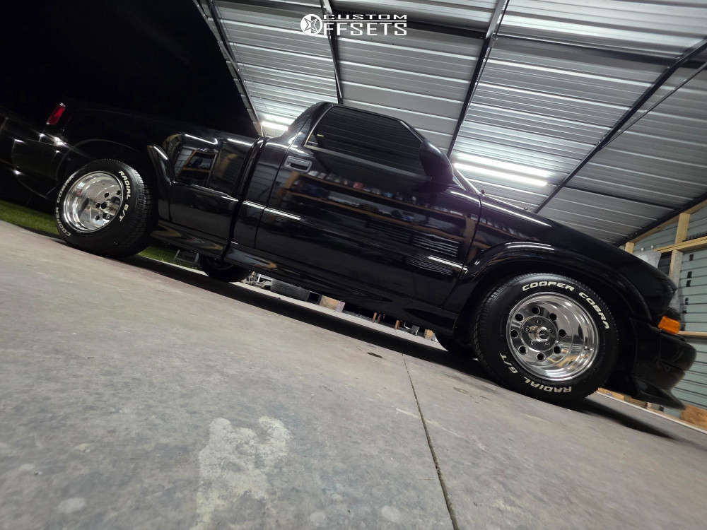 1999 GMC Sonoma with 15x10 -25 Vision Street Lite and 235/60R15 Cooper ...