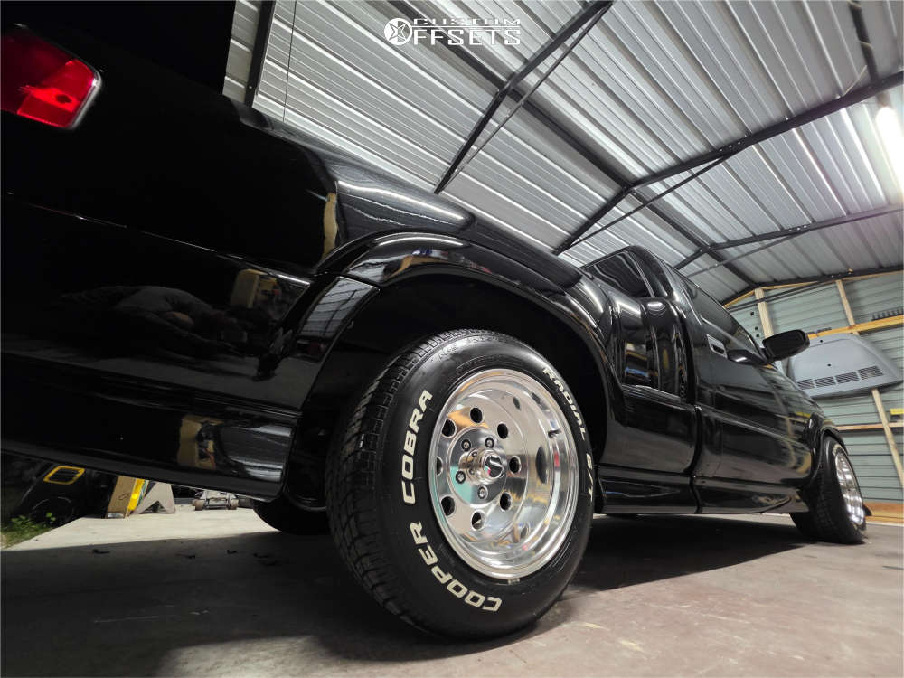 1999 GMC Sonoma with 15x10 -25 Vision Street Lite and 235/60R15 Cooper ...