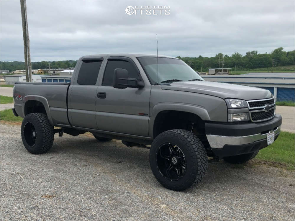 2006 Chevrolet Silverado 2500 HD with 20x12 -44 Anthem Off-Road Equalizer and 35/12.5R20 Nitto ...