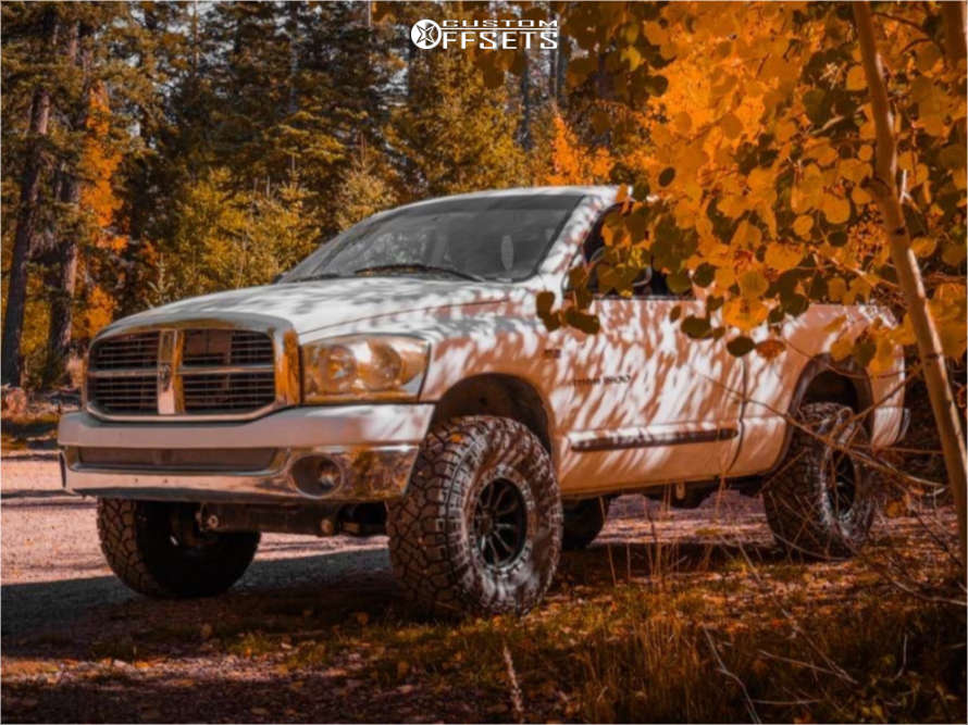 2006 Dodge Ram 1500 with 17x9 -12 TIS 556 and 35/12.5R17 Kenda Klever R ...