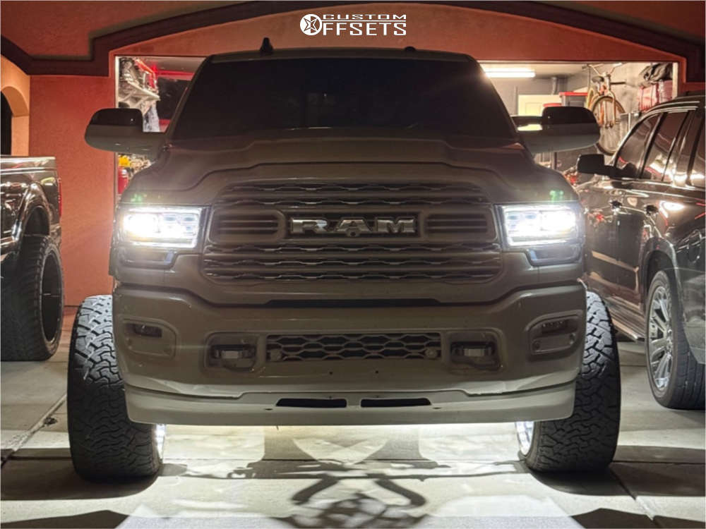 2020 Ram 3500 with 24x14 -90 American Force Panic Cc and 33/13.5R24 ...