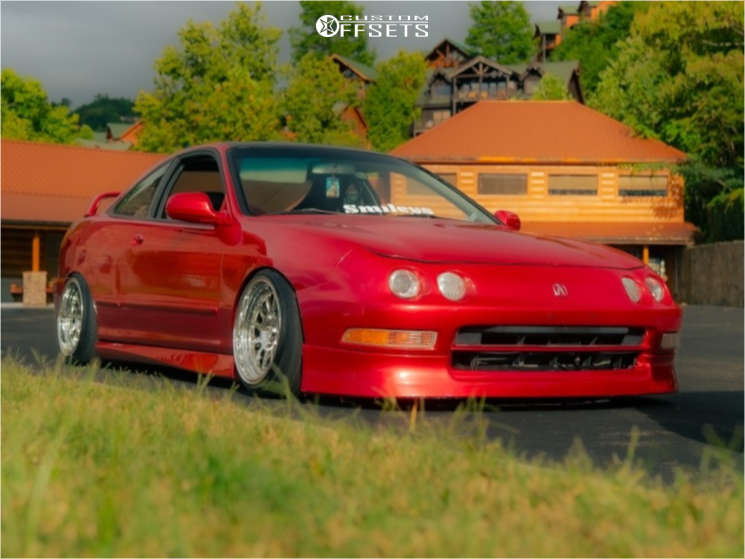 1997 Acura Integra with 16x9 15 Whistler Sk1 and 205/40R16 Accelera PHI ...
