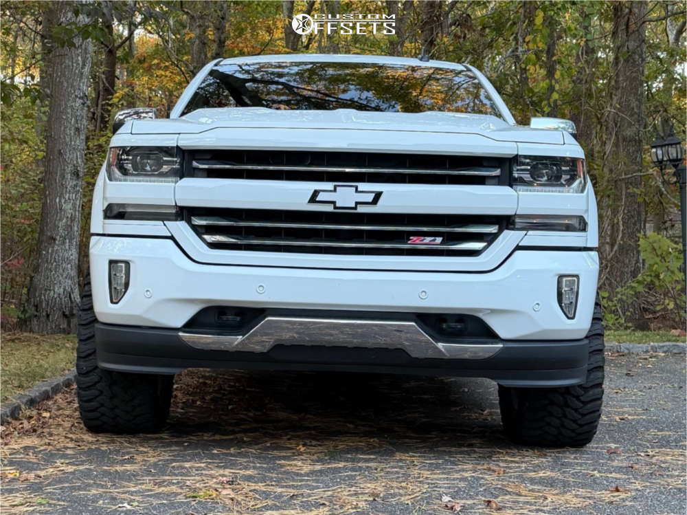 2017 Chevrolet Silverado 1500 with 20x10 -18 KG1 Forged Dyno and 33/11 ...