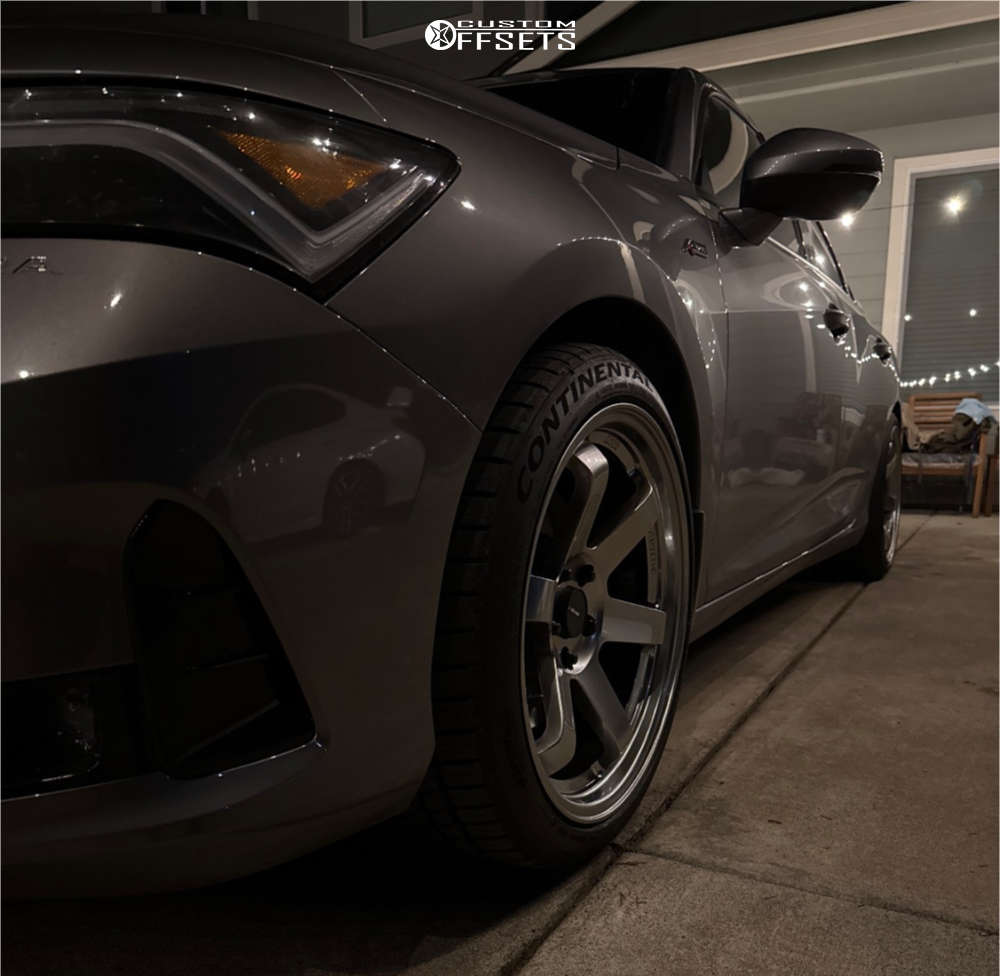 2025 Acura Integra with 18x9.5 38 AVID1 Av6 and 255/35R18 Continental ...