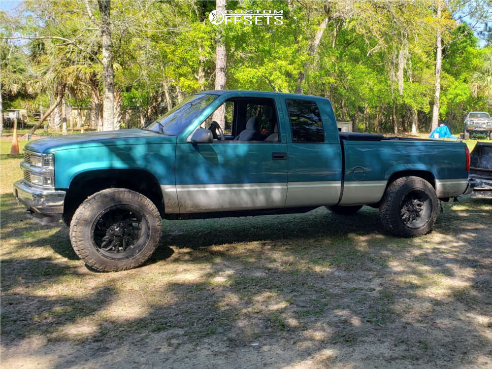 1996 Chevrolet K1500 with 20x12 -44 TIS 544GB and 33/11.5R20 Nitto ...